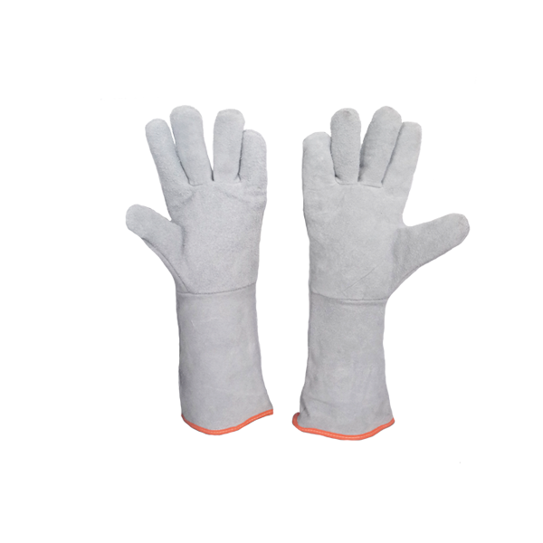 Luva de Raspa 20cm Forrada Alta Temperatura